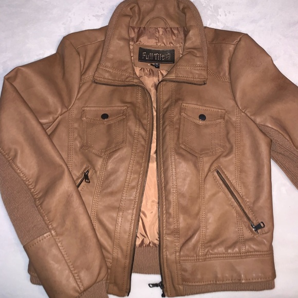 Full Tilt | Jackets & Coats | Full Tilt Leather Jacket | Poshmark